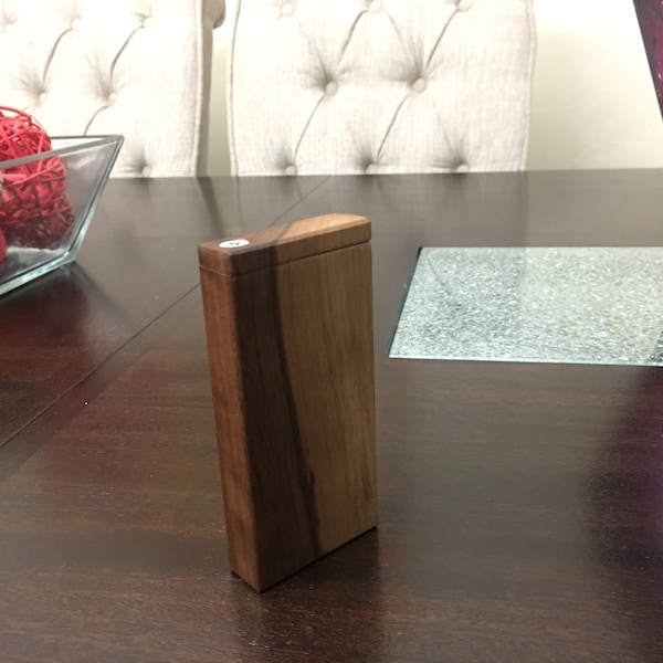 Wooden Case, Pre-roll Holder, One Hitter, Hand Made Cannabis Pocket ...
