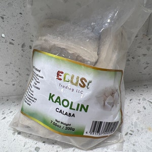 1kg Kalaba Marble Chalk Kaolin Calabar-edible Clay - Etsy