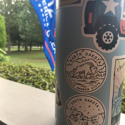 North Dakota Bumper Sticker or Decal in Multiple Sizes - Etsy