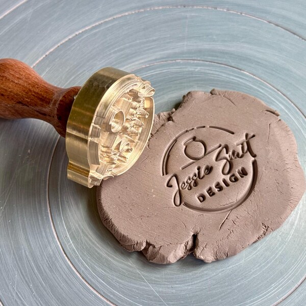 Clay Signature Custom, Custom Pottery Stamp, Brass Stamp for Pottery ...