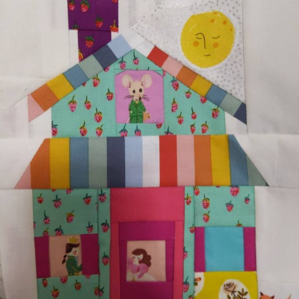 Farmhouse Foundation Paper Piecing FPP Quilt Block Pattern || Modern ...