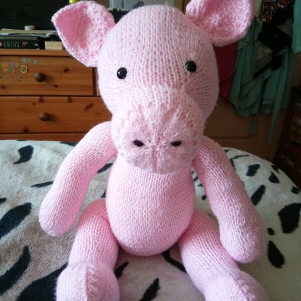 Pig - Knit a Teddy - Etsy