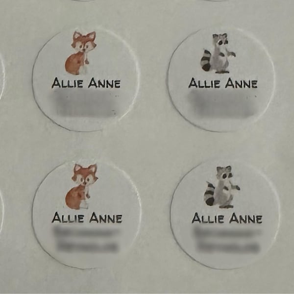 Name Labels for School Supplies | Custom Waterproof Stickers ...
