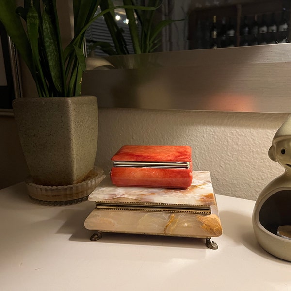 Vintage Egyptian Obelisk by Bellini Hand Painted Gold Leaf Pottery ...