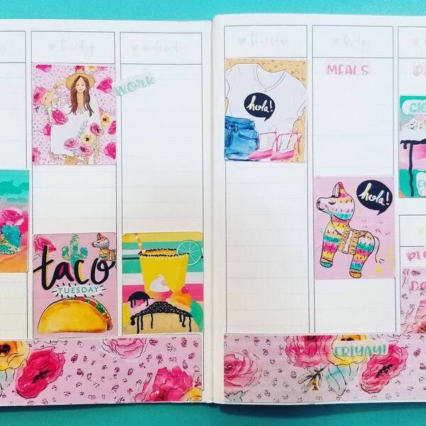 Dreamsicle Erin Condren Vertical Printable Planner Stickers Digital ...