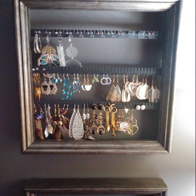 10 Earring Holder Slats Iorganize® DIY Organizer 10 Colors 3 Styles ...