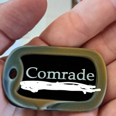 Made in USA Military GI Dog Tags Kit With Tag, Silencer and Fastener ...