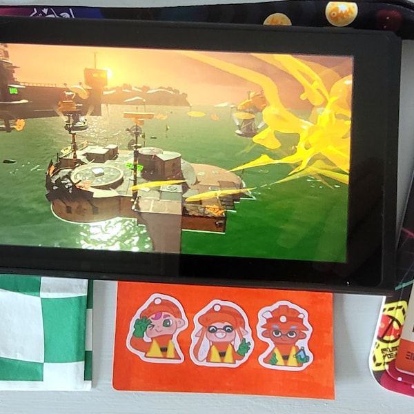 Splatoon 3 Salmon Run Grizzco ID Card Holder With Lanyard & Enamel Pin ...