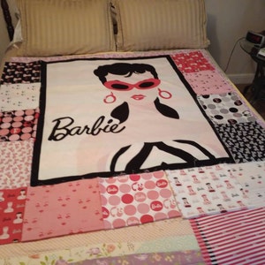 Barbie Panel P9735 White by Riley Blake Designs 1959 Barbie Sunglasses ...