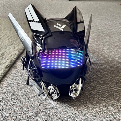 Bluetooth Cyberpunk Mask Futuristic Mask cyberpunk Helmet-tech Mask ...
