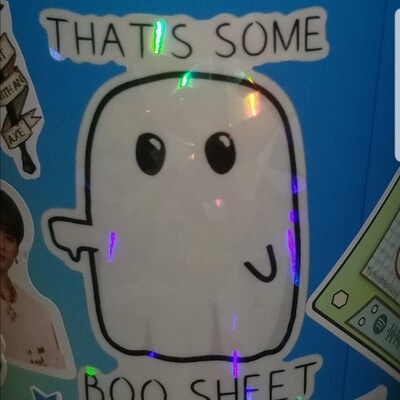 Funny Ghost Sticker Halloween Stickers Spooky Season Boo - Etsy