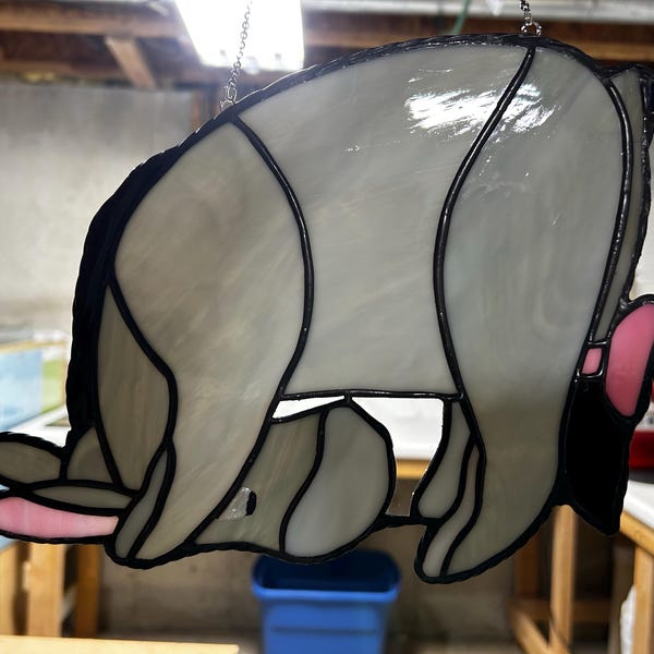 Eeyore Stained Glass Pattern - Etsy