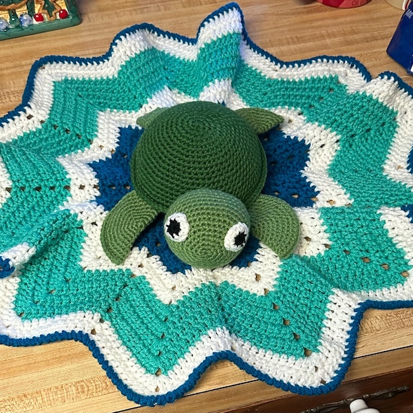 Turtle Lovey Crochet Pattern - Etsy