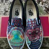 Custom Goonies Inspired Black Slip on Vans sloth / Chunk - Etsy