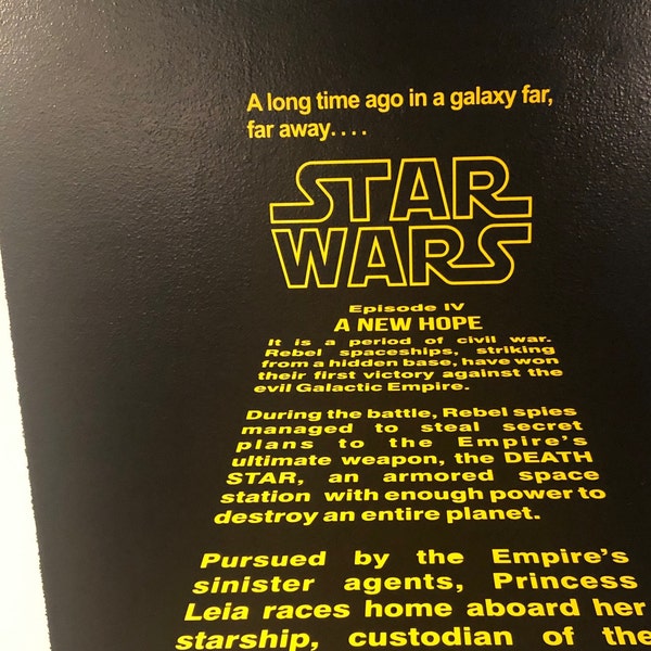 A Long Time Ago in a Galaxy Far Far Away Star Wars Wall Decal Poster ...