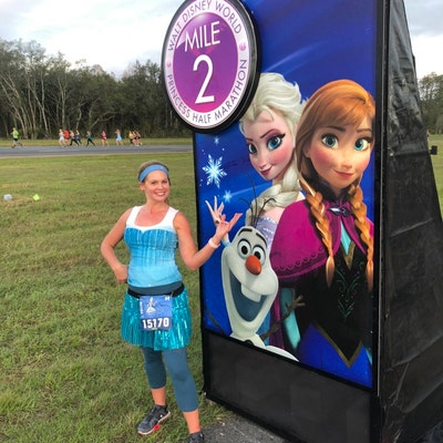 Elsa Inspired Running Costume Tank Top - Etsy