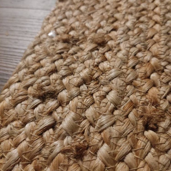 Handwoven White Rug ,natural Jute Rug Braided Area Rug Bohemian Jute ...