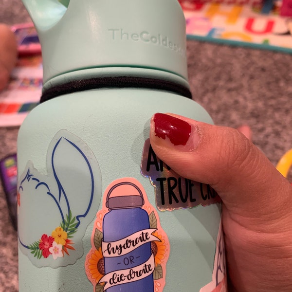 Hydrate or Diedrate Sticker | Stickers for Hydroflask | Laptop Stickers ...