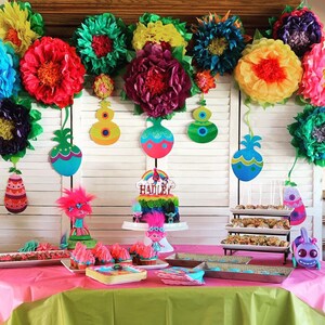 Troll Pods Digital Print Trolls Party Decor - Etsy