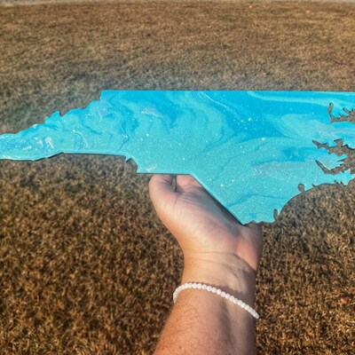 Unfinished Wooden North Carolina Shape State Craft From 1 up to 46 DIY ...