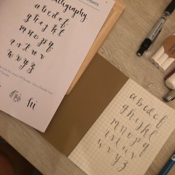 DIY Hand Lettering Kit - Premium Craft Kit for Adults • Art Kit for ...