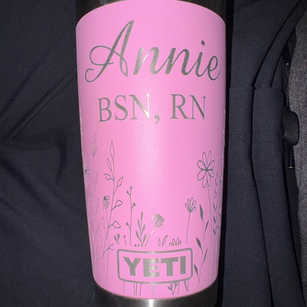 30 Oz YETI Engraved Custom Golf Tumbler - Etsy