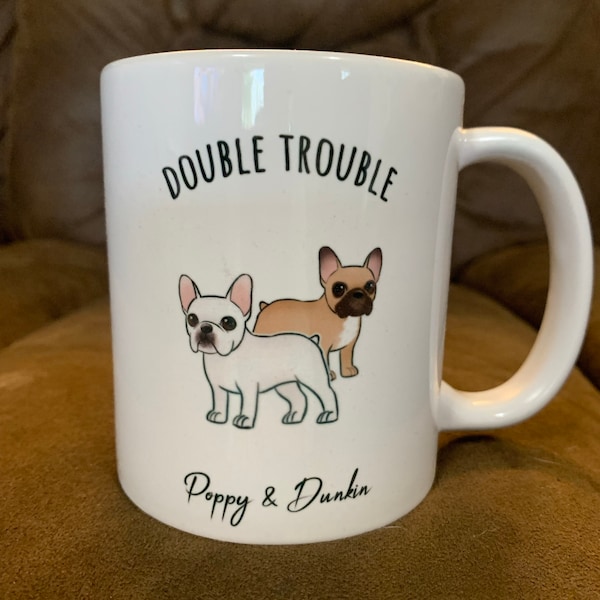 Custom French Bulldog Mug, Personalized Frenchie Mug, Frenchie Gift ...