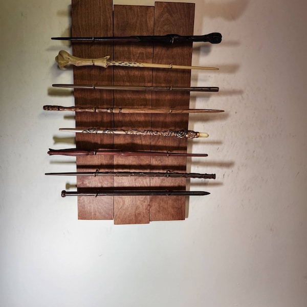 Wand Display Mount for Witches and Wizards Hand-crafted Wall Hanger - Etsy