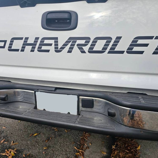 Chevrolet Tailgate Decal - Etsy
