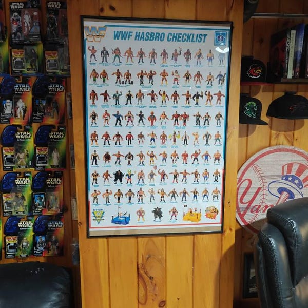 WWF Hasbro Photo Collect Them All Poster A3 Size - Etsy