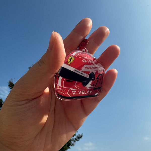 2024 Formula One Epoxy Resin Mini Helmet Keyrings, F1 Keyrings, F1 Gift ...