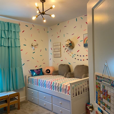 Sprinkle Wall Decals Gold Sprinkle Stickers Silver Sprinkles Rose Gold ...