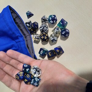 7pcs RPG Dice Set Black Resin Solid Tabletop Roleplaying | Etsy