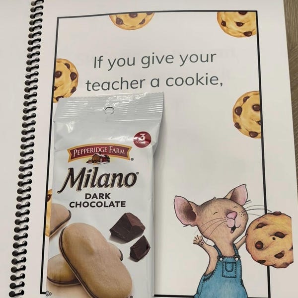 If You Give Your Teacher a Cookie - Etsy