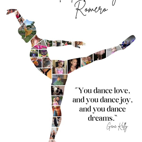 Alphabet Photo Collage Canva Frame Template A to Z All Letters Custom ...