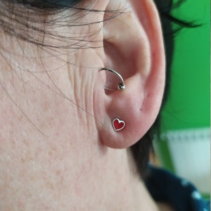 Aeon Real Sterling Silver Ruby Colour Swarovski Crystal Stud | Etsy