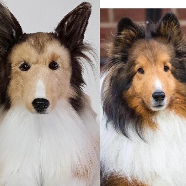 Custom Stuffed Animal, Custom Stuffed Dog Replica Plush Custom Pet ...