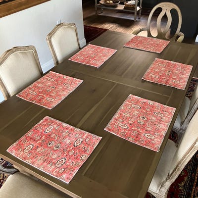 Wipeable Kitchen Placemats, Oriental Table Mats, Non-slip Tableware ...