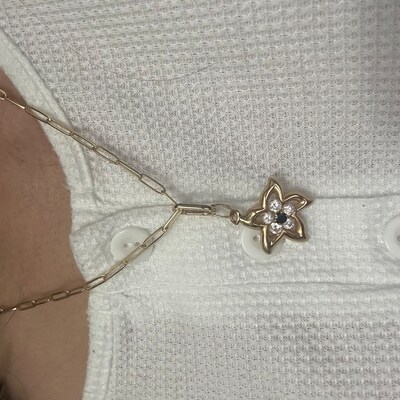 Custom Date Tag Charm, 14K 18K Real Gold Birthday Tag, Removable Add on ...