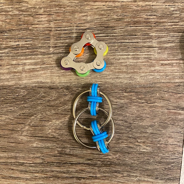 Rollie Pollie 6 Link Round Chain Fidget Toy - Etsy