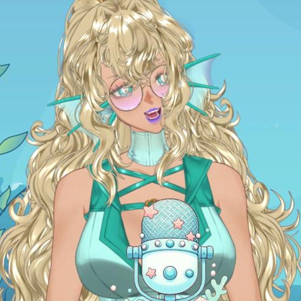 Cute Vtuber Asset - Angelic Microphone - Vtuber Microphone - Kawaii ...