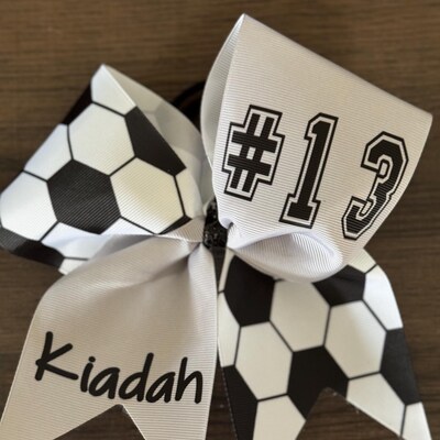 Custom College Cheer Bows Designed in Your Team Colors. Price Listed is ...