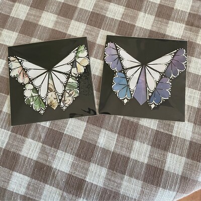Paper Origami Butterfly Corner Bookmark Choose Your Own Design Gift for ...