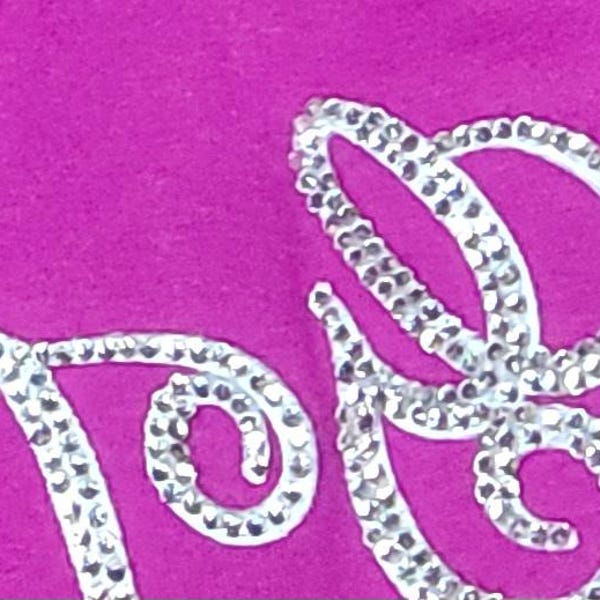 26 Letter Monogram Alphabet Patch Kit, Script Iron on Appliques, High Quality Black, Red ...