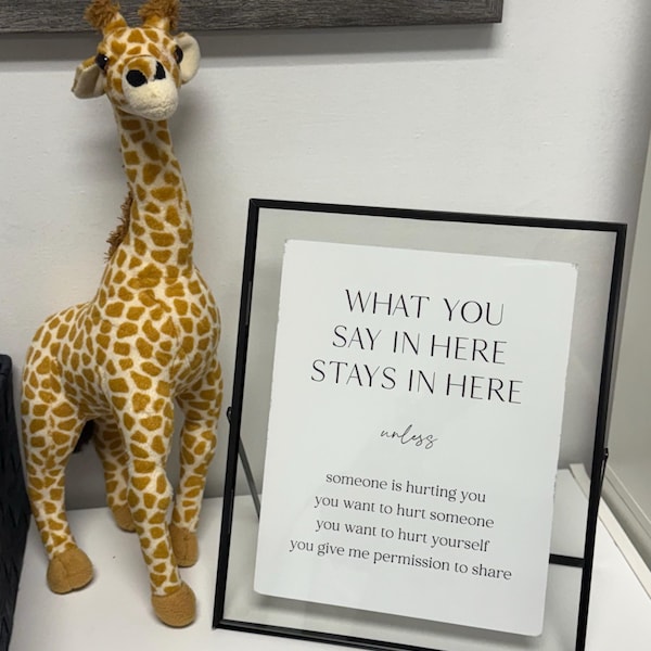 Counselor Poster Set Minimal Counselor Sign Bundle Counseling Poster ...