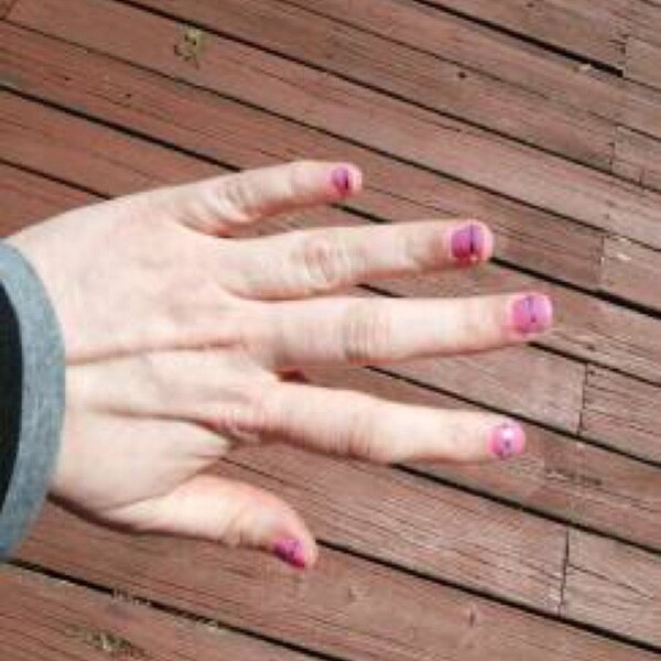 Pink Lola Heat Activated Nail Wraps - Etsy