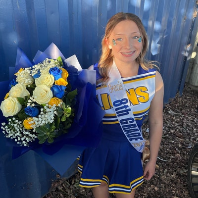 Megaphone Cheer 8th Grade Sash Cheer Sash 8th Grade Night Sash ...