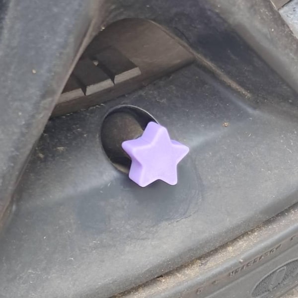 Star Theme Tire Valve Stem Caps Air Caps Cars Bikes Motorcycles Cosmic ...