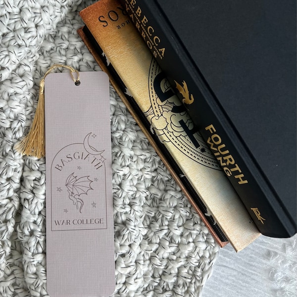 Basgiath War College Bookmark | Riders Quadrant Bookmark | Wingleader ...