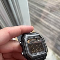 Custom Casio F-91W Miami Pink Mod Modified Pink Transparent Casio Watch ...